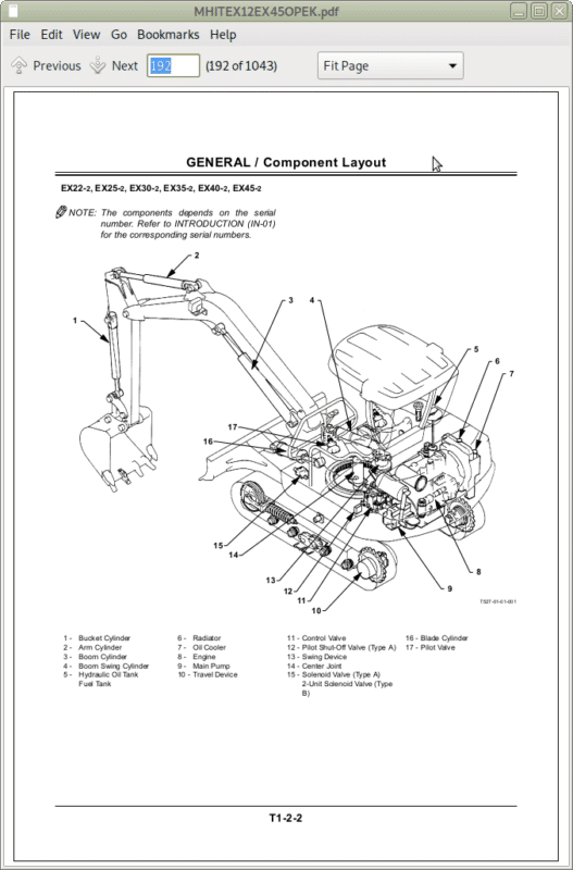 Hitachi Ex18-2 Engine Service Repair Manual